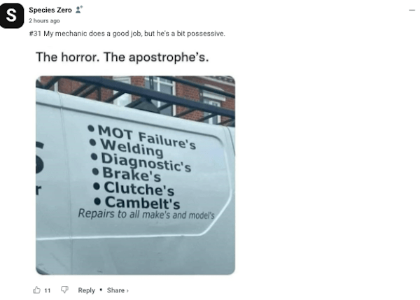 Top Comments of elite commenters found on theCHIVE