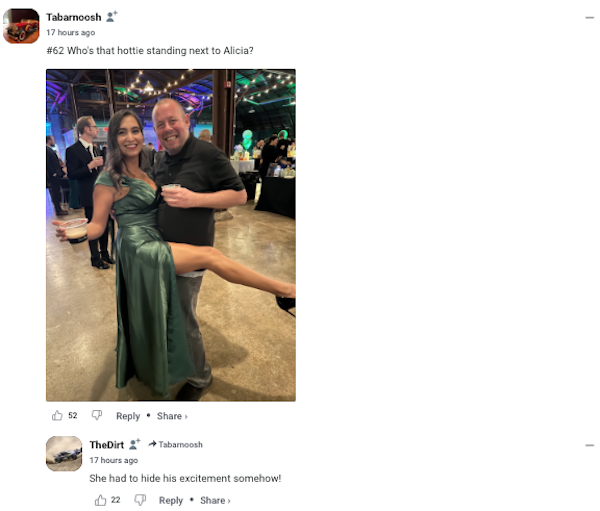 Top Comments of elite commenters found on theCHIVE