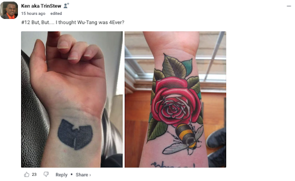 Top Comments of elite commenters found on theCHIVE