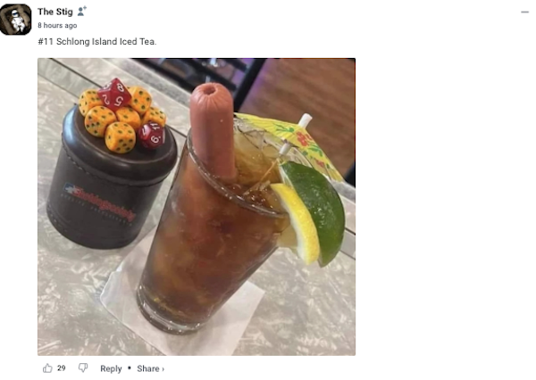 Top Comments of elite commenters found on theCHIVE