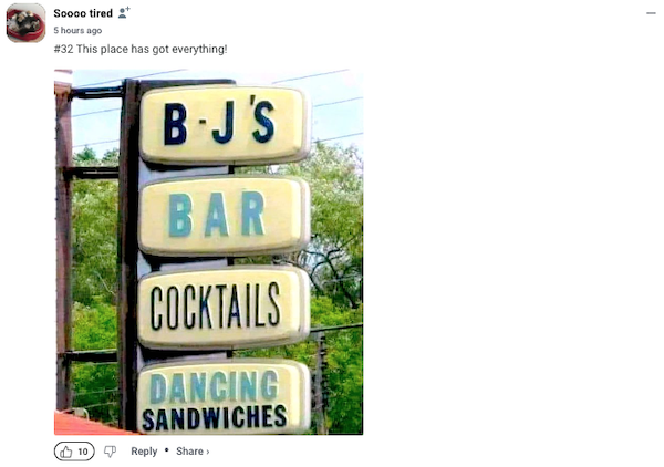 Top Comments of elite commenters found on theCHIVE