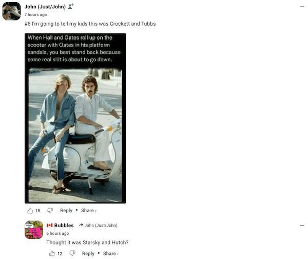 Top Comments of elite commenters found on theCHIVE