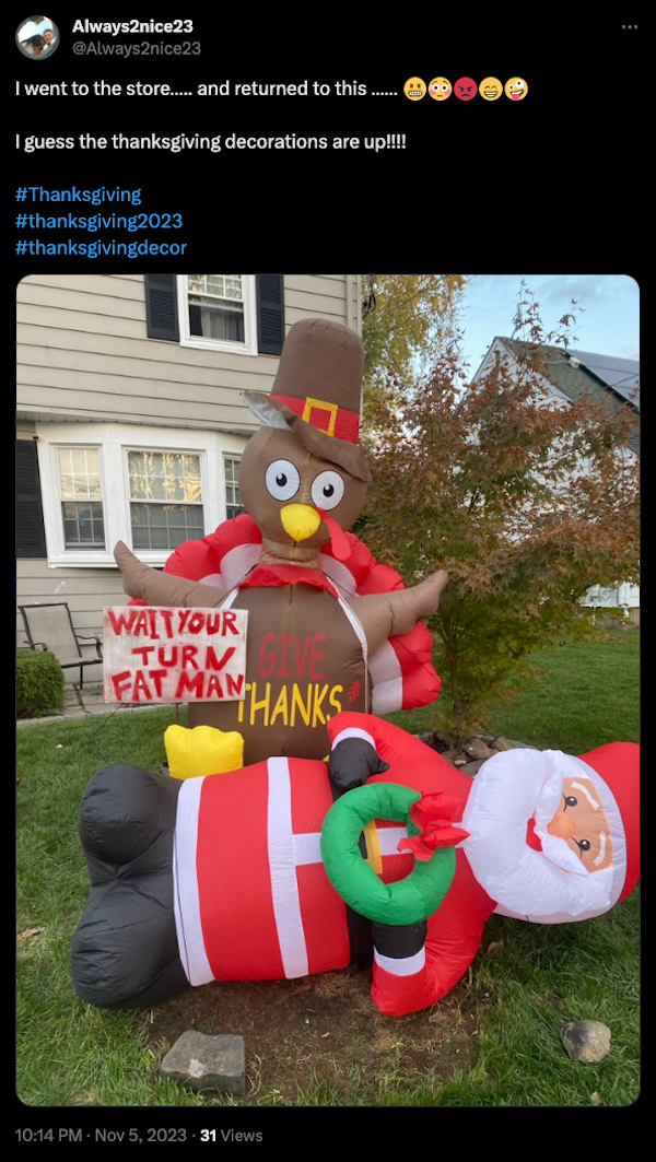 These Thanksgiving decorations range from inspiring to silly