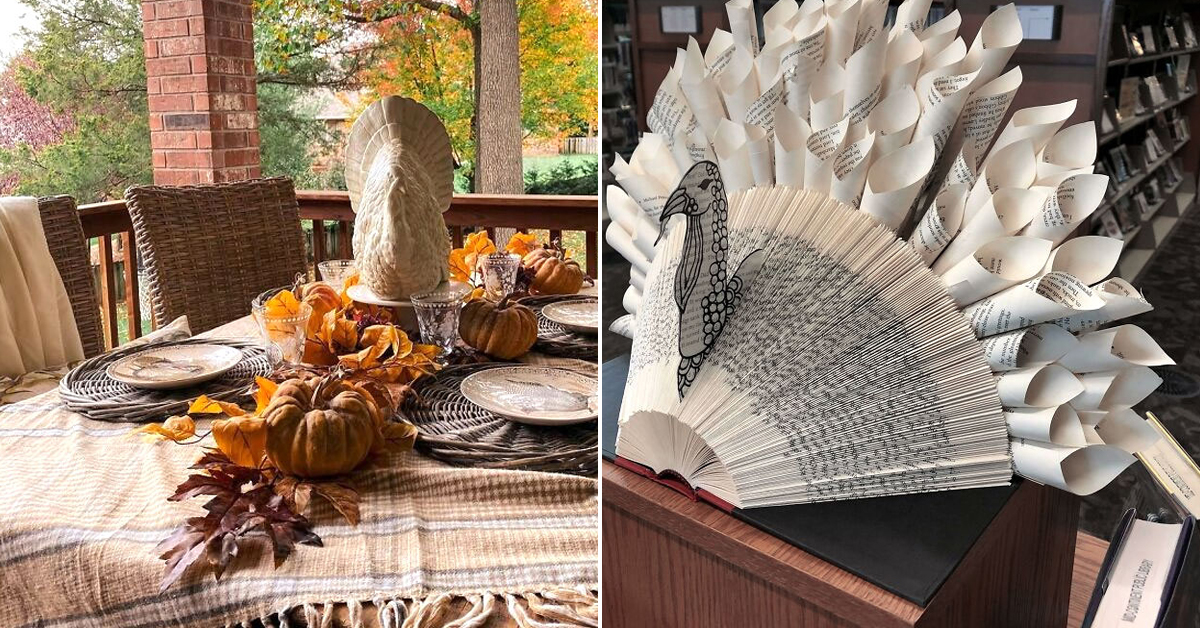 These Thanksgiving decorations range from inspiring to silly