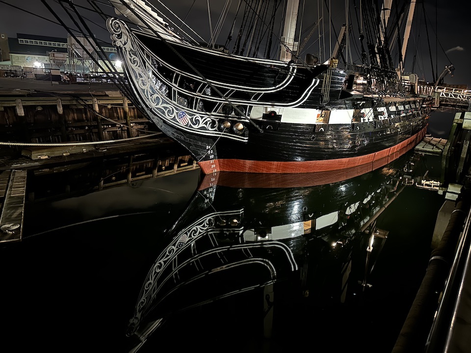 High-Res Cannons Fire World's Oldest Navy Wood Battleship Ironside USA