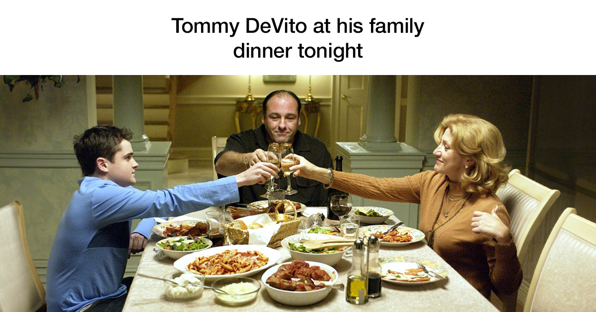 Minghia! These leather bound memes from Week 11, fuhgeddaboudit!