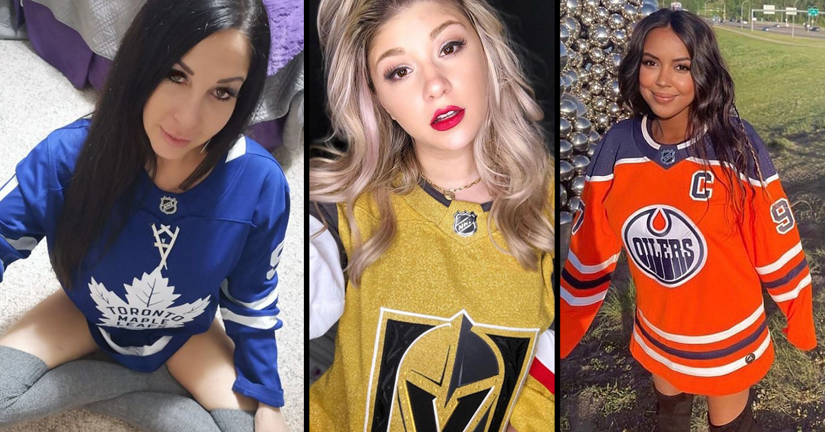 Puck bunnies in hockey jerseys have us feeling some sort of way!