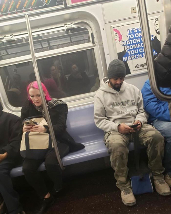 Subway deja vu that is definite glitch in the Matrix