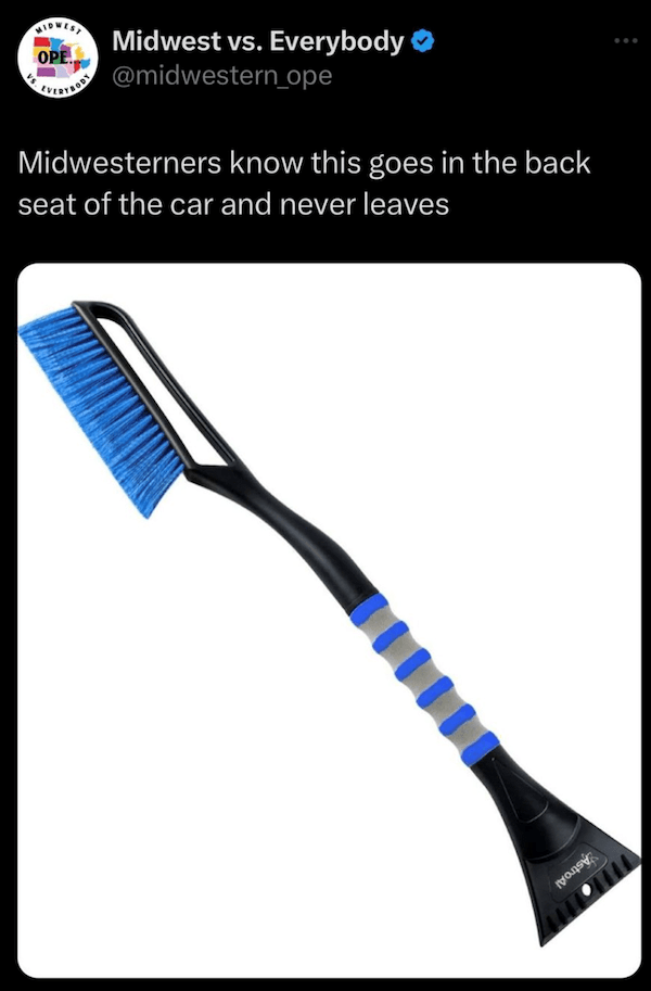 Ope, Midwest memes are just gonna scooch by ya real quick