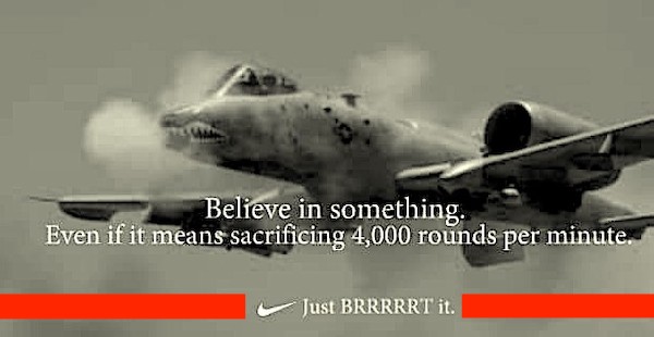 A-10 Memes Warthog Wednesday Fire Brrrrtt GAU-8 Gun Thunderbolt ii