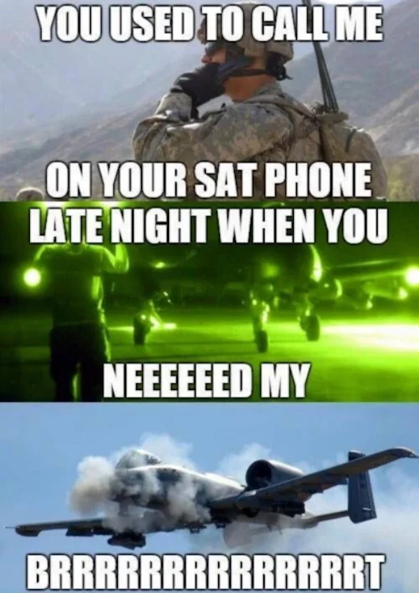 A-10 Memes Warthog Wednesday Fire Brrrrtt GAU-8 Gun Thunderbolt ii