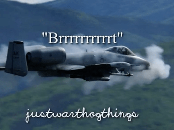 A-10 Memes Warthog Wednesday Fire Brrrrtt GAU-8 Gun Thunderbolt ii
