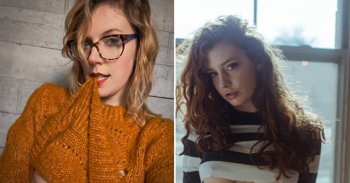 Beautiful women showing that there's no view quite like one from below