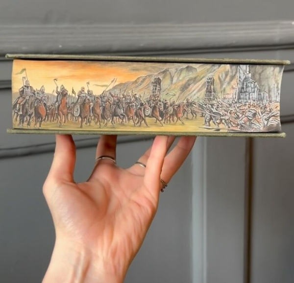Book Edges Make for Incredible Canvases