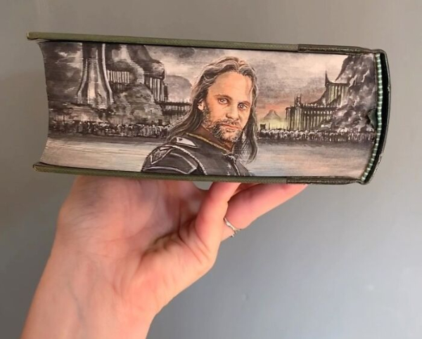 Book Edges Make for Incredible Canvases