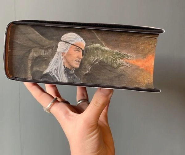 Book Edges Make for Incredible Canvases