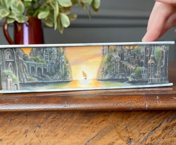 Book Edges Make for Incredible Canvases