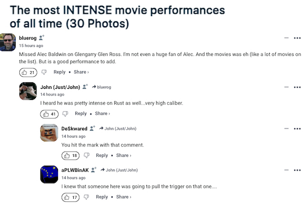 Top Comments are here to make your day all better