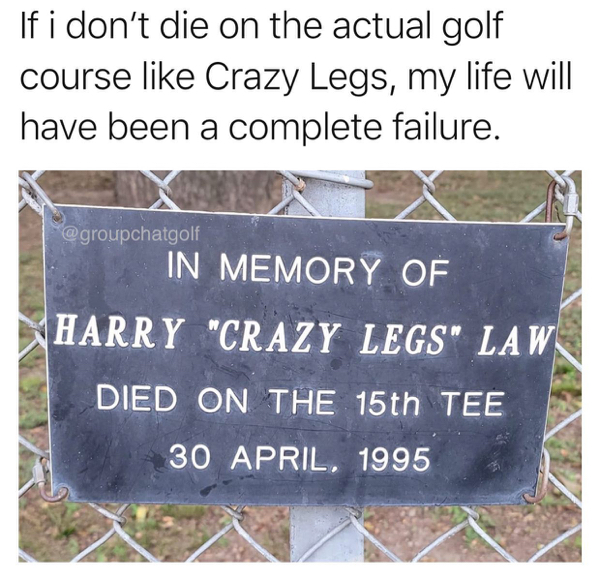 Golf memes to hold you off until the season starts