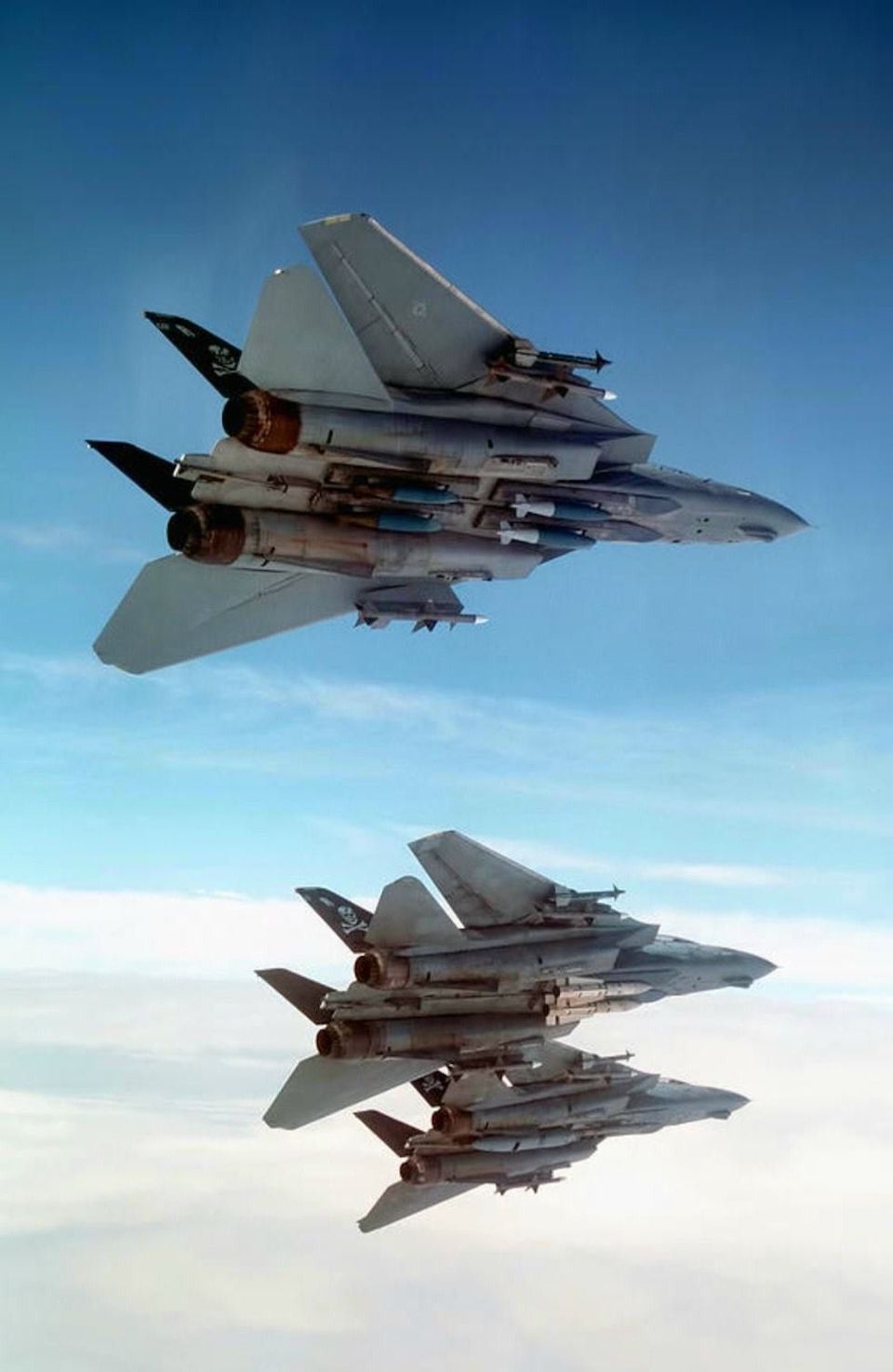 High-Res Air Force and US Navy Fighter Jet Ground Attack Perfect Timed