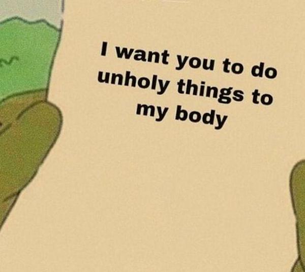 Dirty, flirtatious memes to s*xt your crush with
