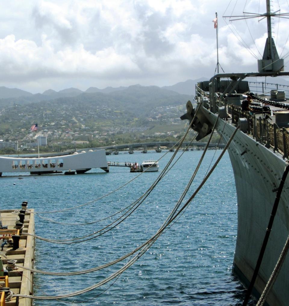 High-Res WW2 Navy Battleship Fire Weapons Pearl Harbor Best Pictures