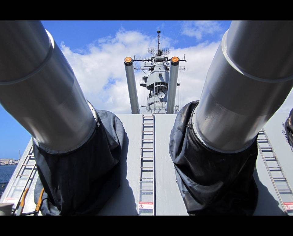 High-Res WW2 Navy Battleship Fire Weapons Pearl Harbor Best Pictures