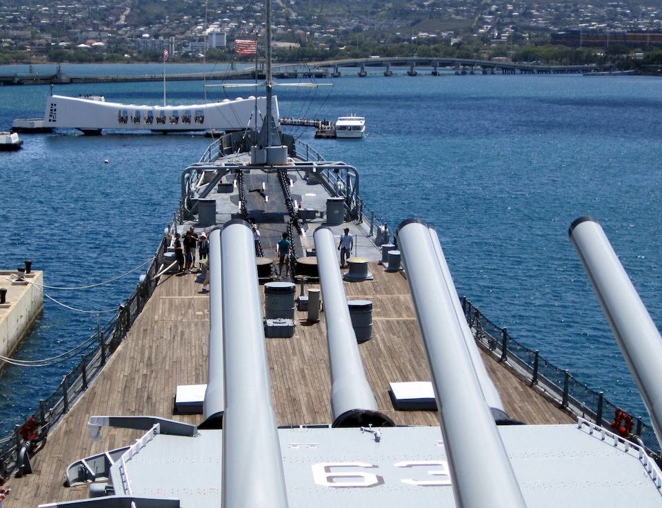 High-Res WW2 Navy Battleship Fire Weapons Pearl Harbor Best Pictures