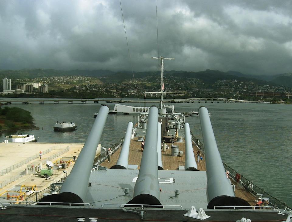 High-Res WW2 Navy Battleship Fire Weapons Pearl Harbor Best Pictures