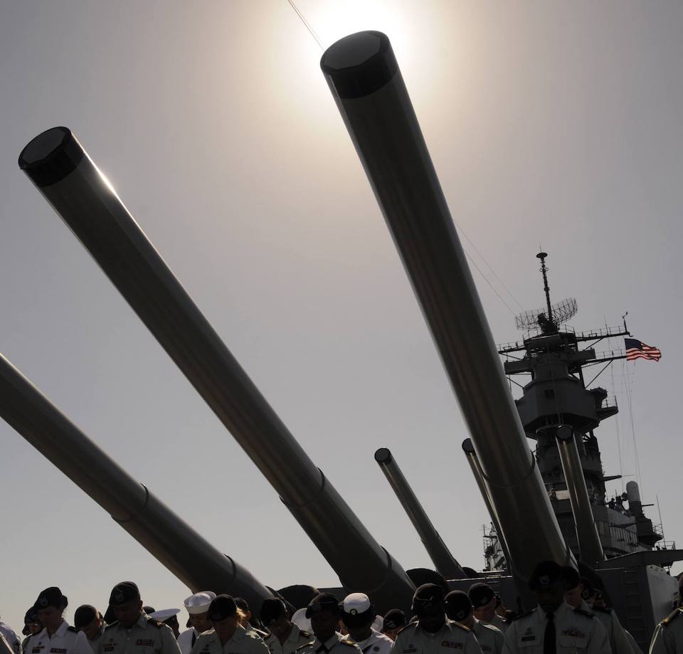 High-Res WW2 Navy Battleship Fire Weapons Pearl Harbor Best Pictures