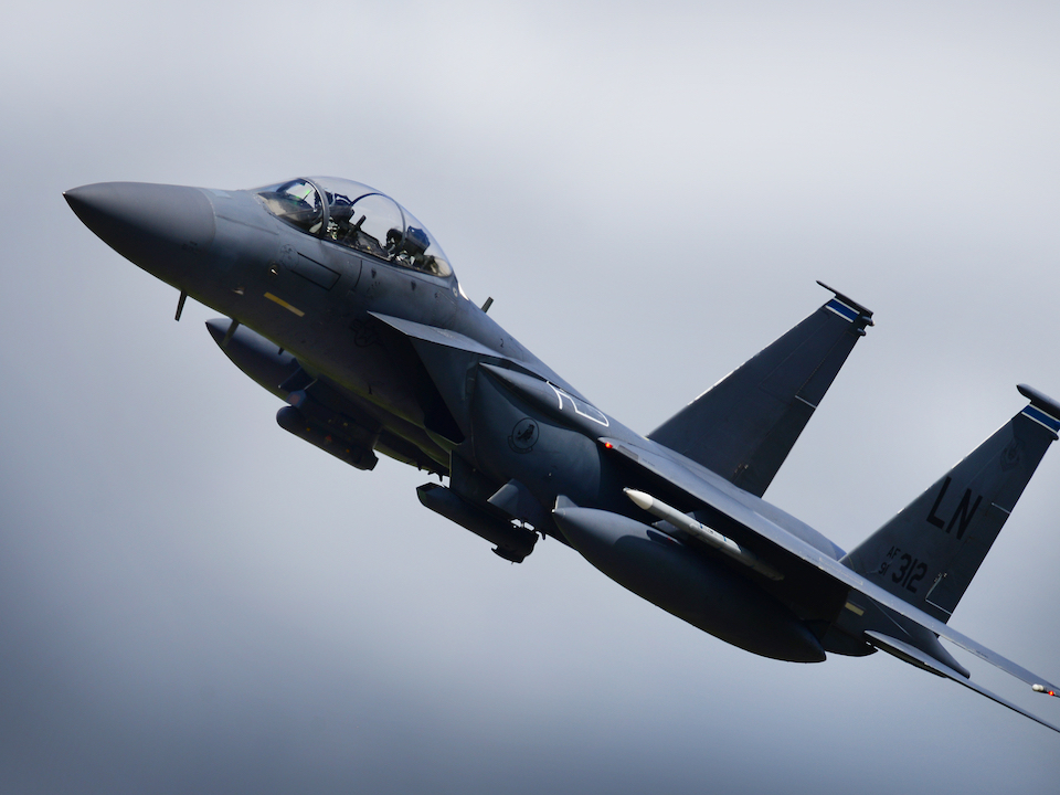 High-Res Air Force and US Navy Fighter Jet Ground Attack Perfect Timed