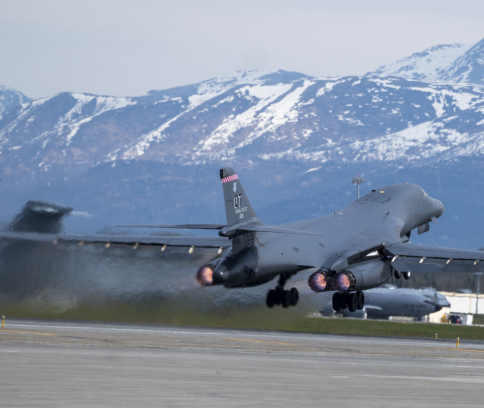 High-Res Air Force and US Navy Fighter Jet Ground Attack Perfect Timed