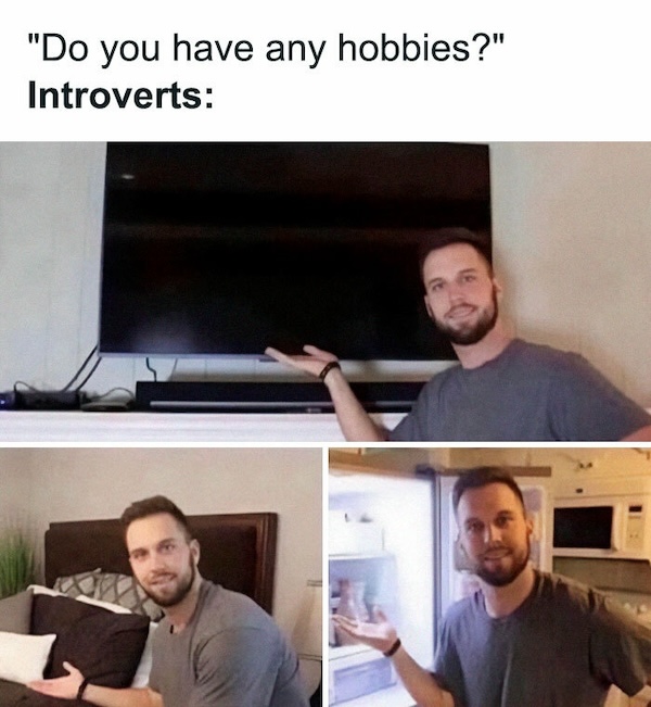 The introverts of the world UNITE... quietly... at home... alone