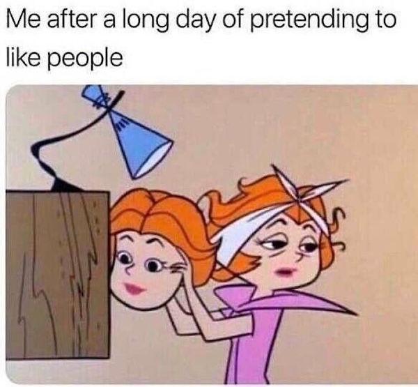 The introverts of the world UNITE... quietly... at home... alone