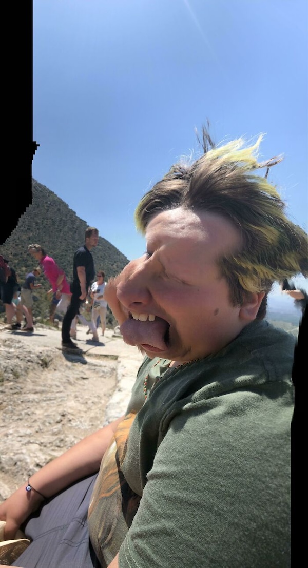 People snapping panoramic photos that went sideways in bizarre ways