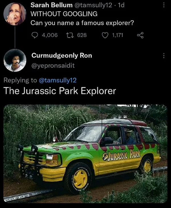 I never thought of it that way, but it's technically the truth