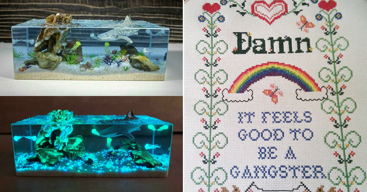 Unbelievably talented people that impress with DIY craft projects