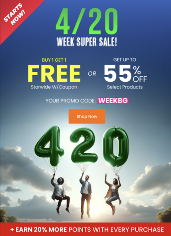 High Times: Celebrating 420 with a Blaze of Green!