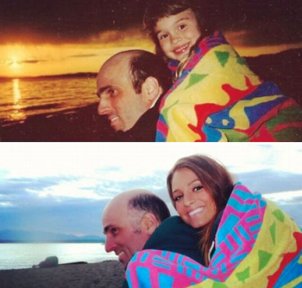 Folks recreating pics from their past is perfectly heartwarming