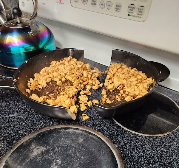 It's safe to assume this food didn't turn out as intended