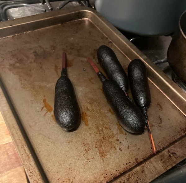 It's safe to assume this food didn't turn out as intended
