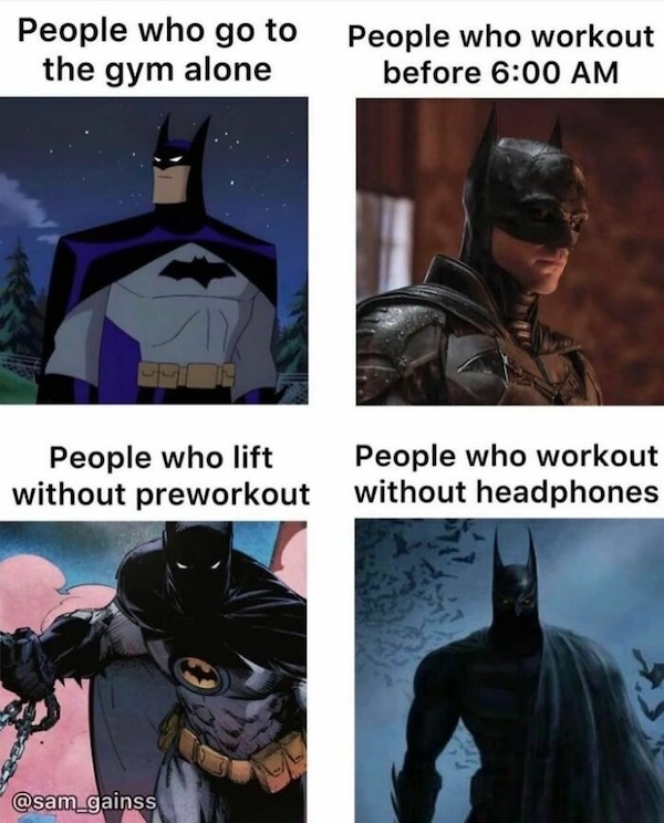 No one broke a sweat making these fitness-based memes