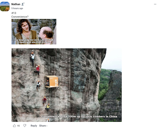 A huge collection of all the funniest comments from the past week