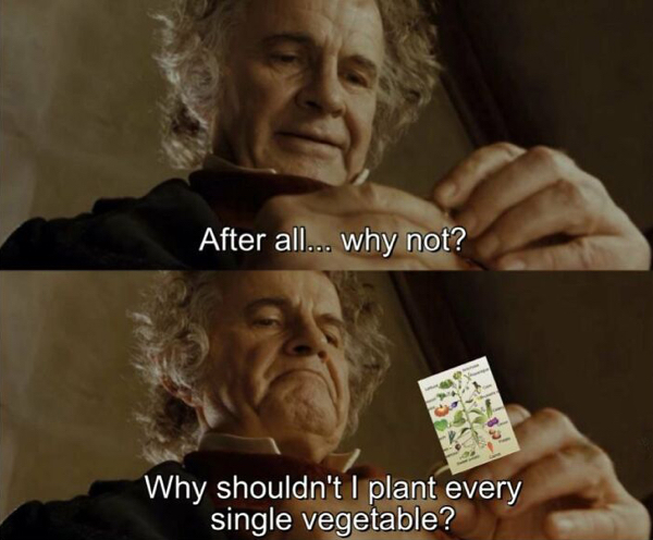 Freshly planted memes for all you gardeners out there