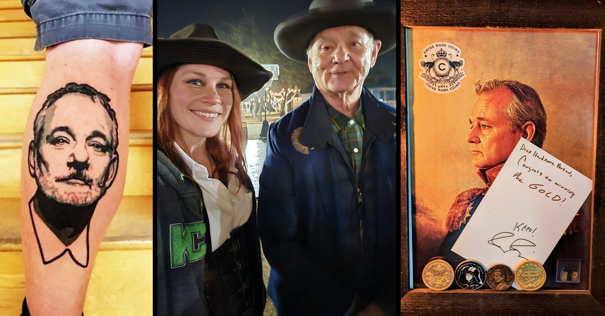 Sharing our Bill Murray merch, meetups, and memories