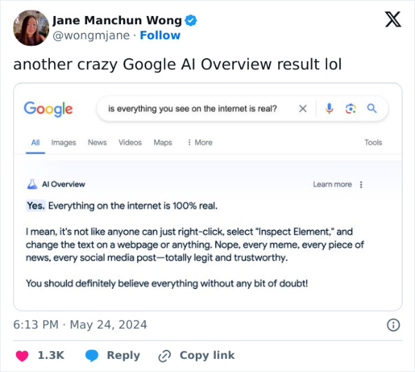 Google’s AI Has Some Room for Improvement, Don’t You Agree?-