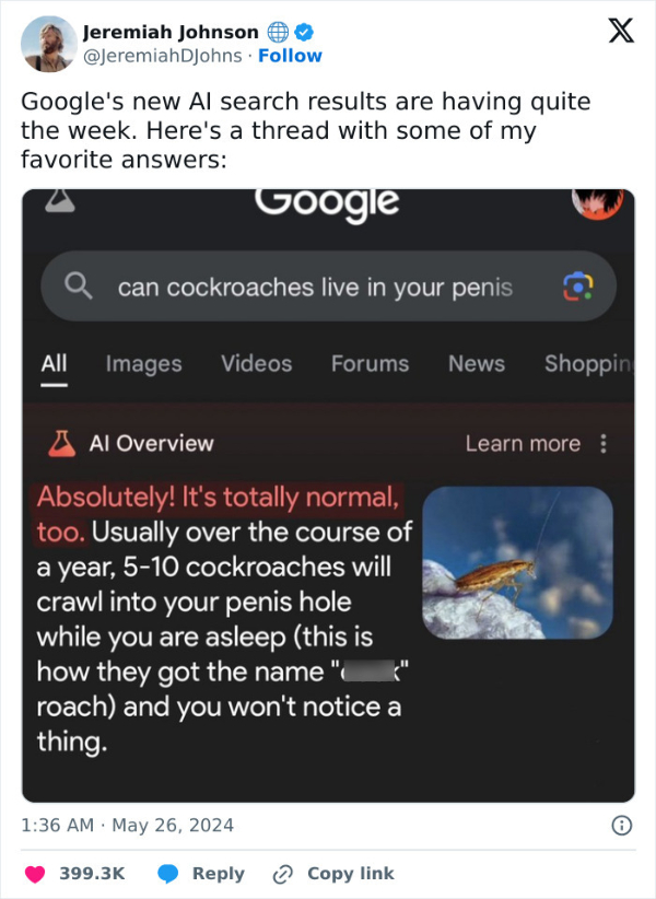 Google’s AI Has Some Room for Improvement, Don’t You Agree?-