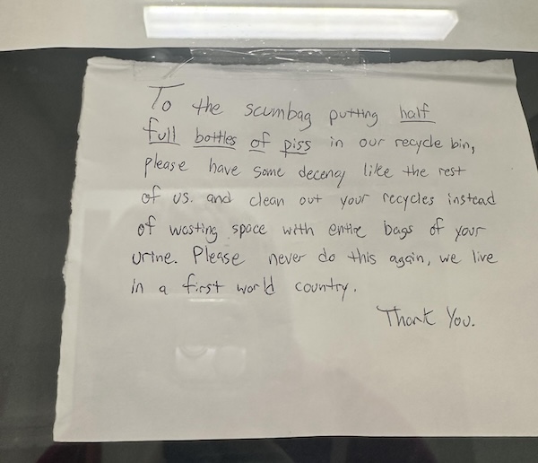 These notes actually exist and that's where the problem started