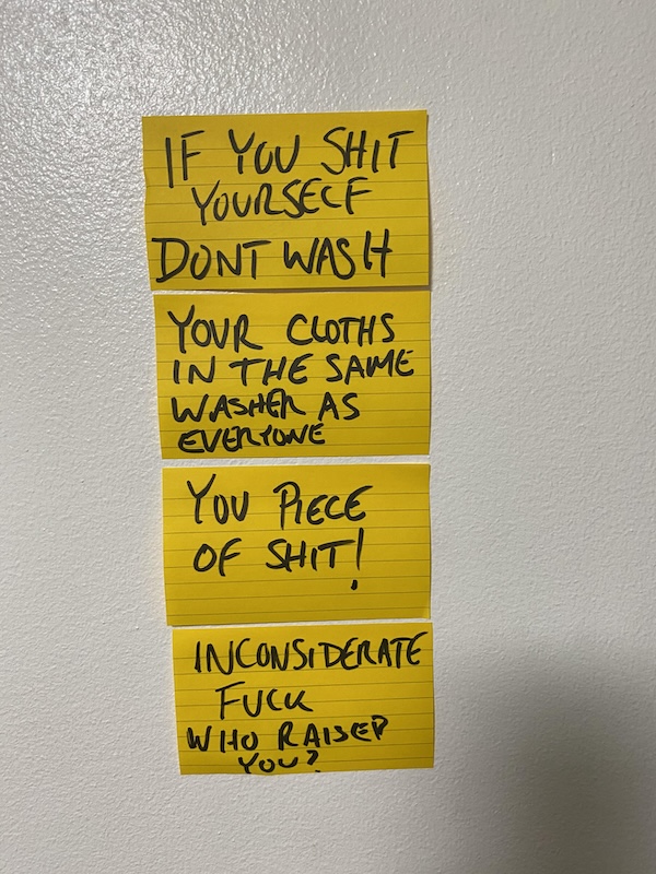 These notes actually exist and that's where the problem started