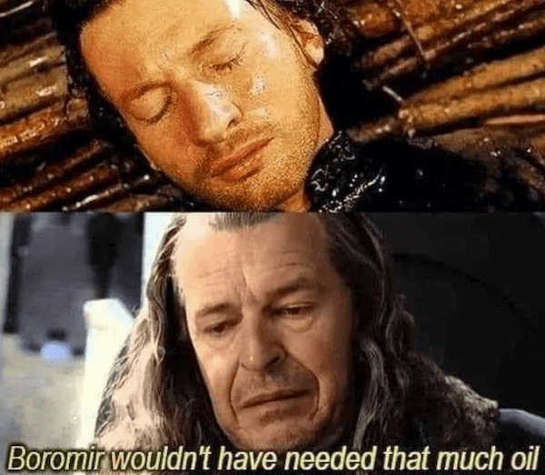 LOTR themed memes are precious and worth seeking